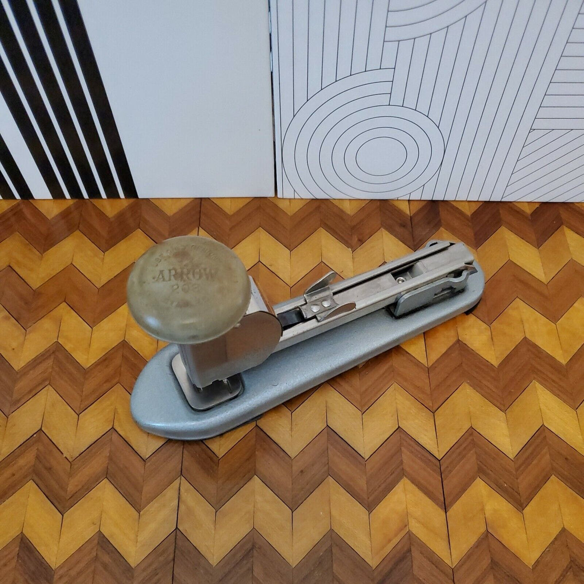 Vintage Stapler Arrow 203 "Precision Locked Stapling Machine" Stapler ...