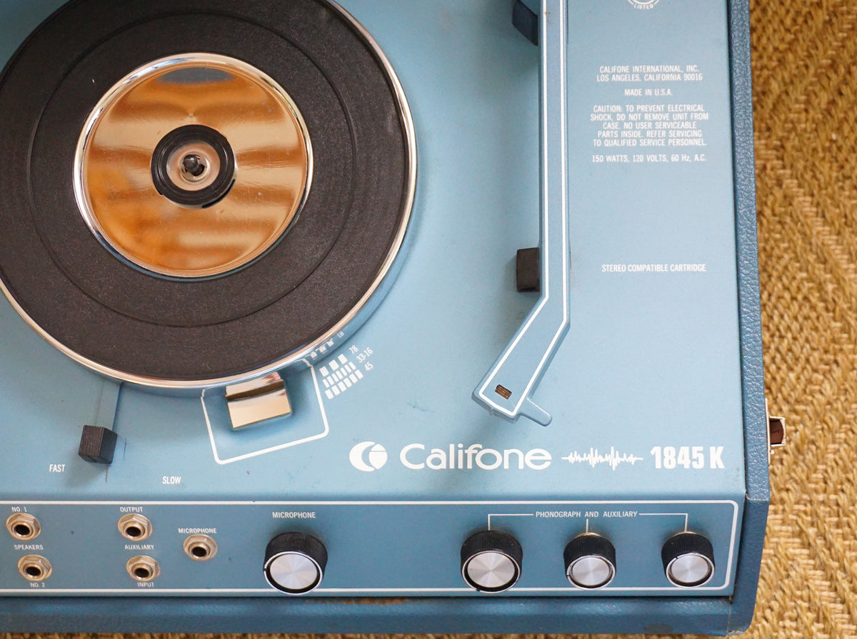 1970s Vintage Califone Professional DJ/Dance Hall Turntable/Record Pla ...