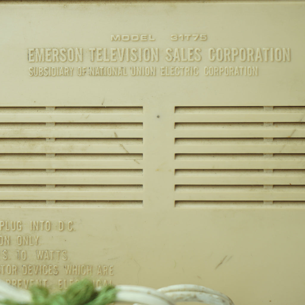 1970s Vintage EMERSON 31T75 Solid State Table Radio w/ Bluetooth Techn ...