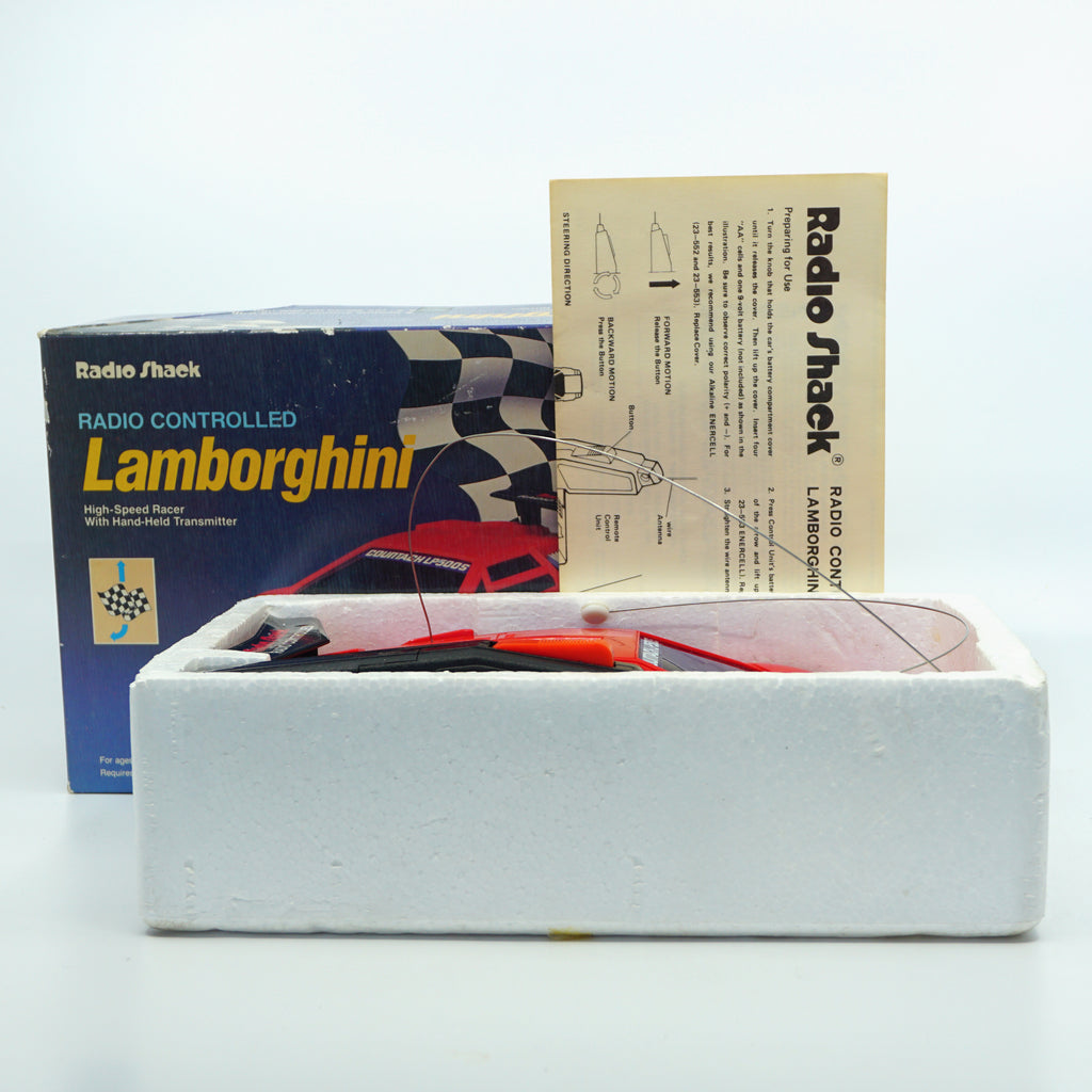 1970s Vintage Lamborghini High-Speed Racer RC Car for Radio Shack ...